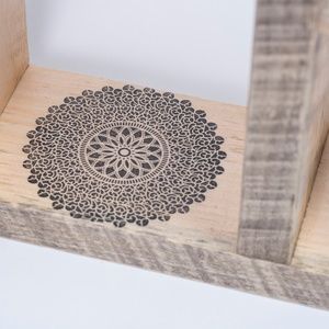 Handmade | Wall Decor | Floating Square Wooden Shelves | Poshmark